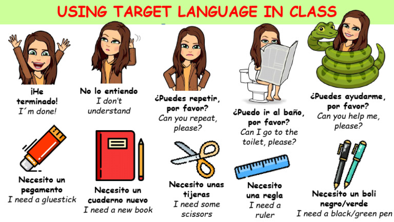 Target Language Mat | PDF