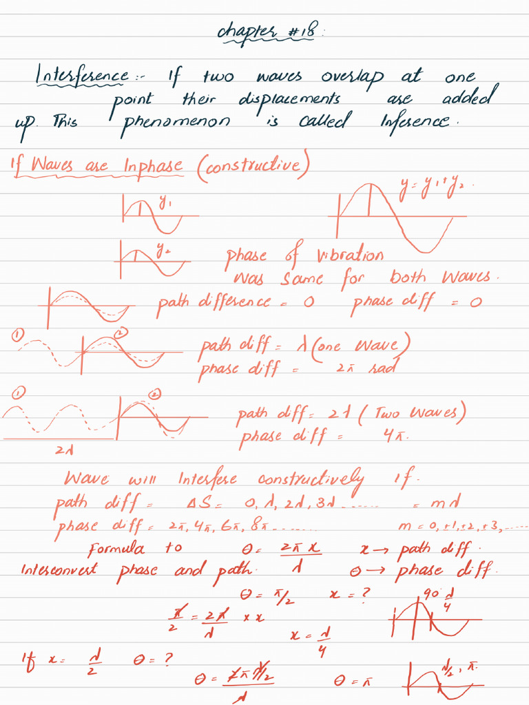 Chapter 18 Diffraction And Interference 251002 100318 Pdf