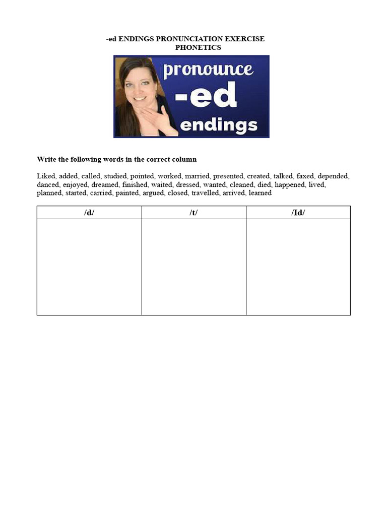Ed Ending Exercise 2 | PDF