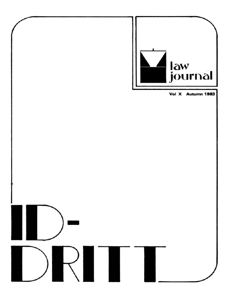 J ) Urnal: Vol X Autumn 1983 | PDF