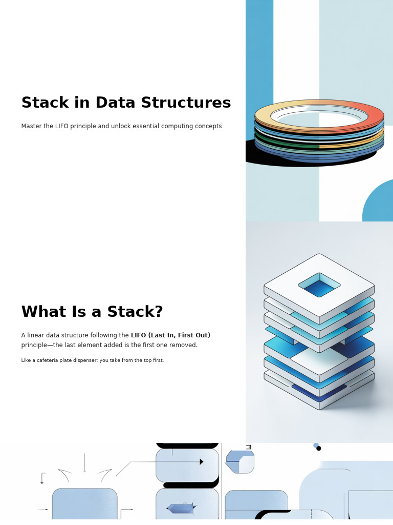 Stack in Data Structures | PDF | Queue (Abstract Data Type) | Computer ...