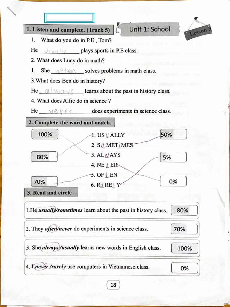 KN - Ilss5 (Extra) Unit 1 - Lesson 3 | PDF