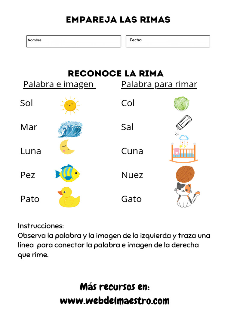 Juego Conciencia Fonologica Paginas 1 | PDF