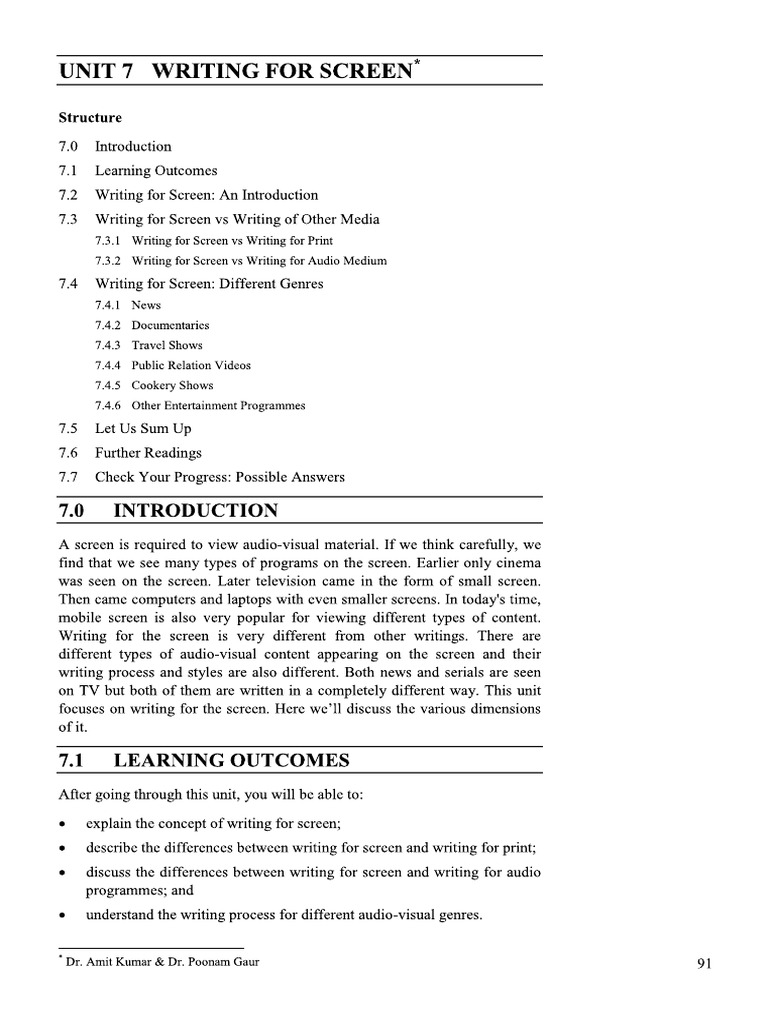 Unit 7 | PDF