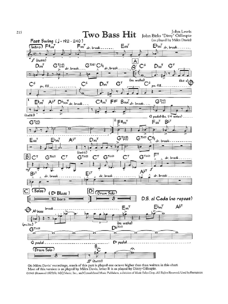 Two Bass Heat | PDF