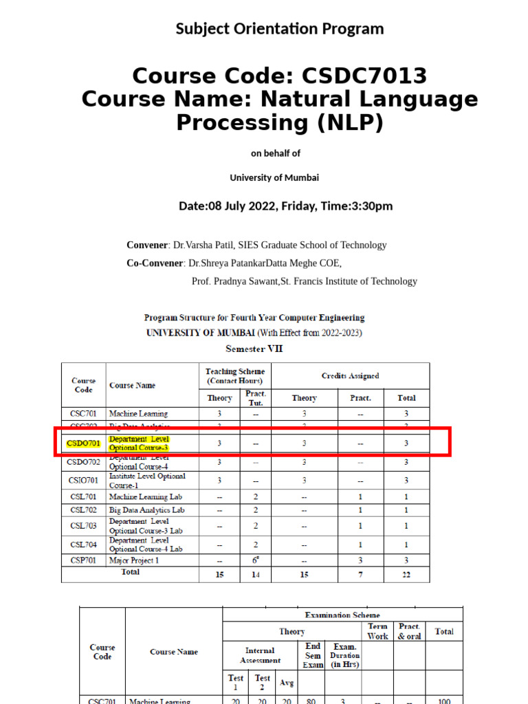 Natural Language Processing Course Overview | PDF | Parsing | Grammar