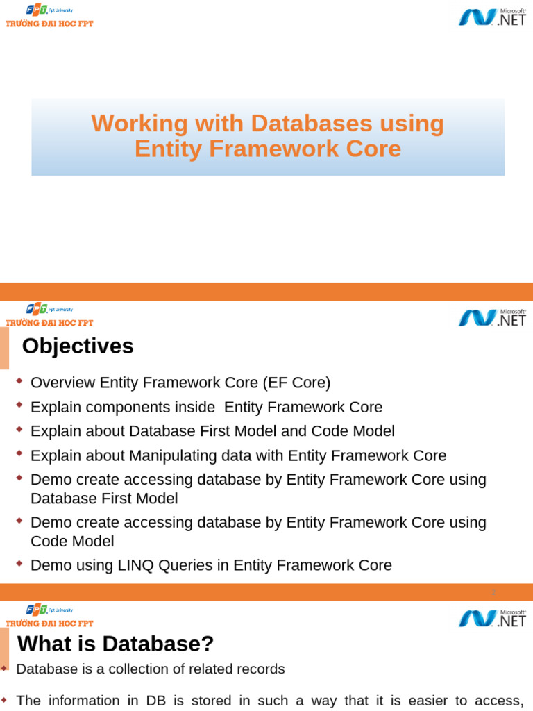 Chapter 08 - Working With Databases Using Entity Framework Core | PDF | Entity Framework ...