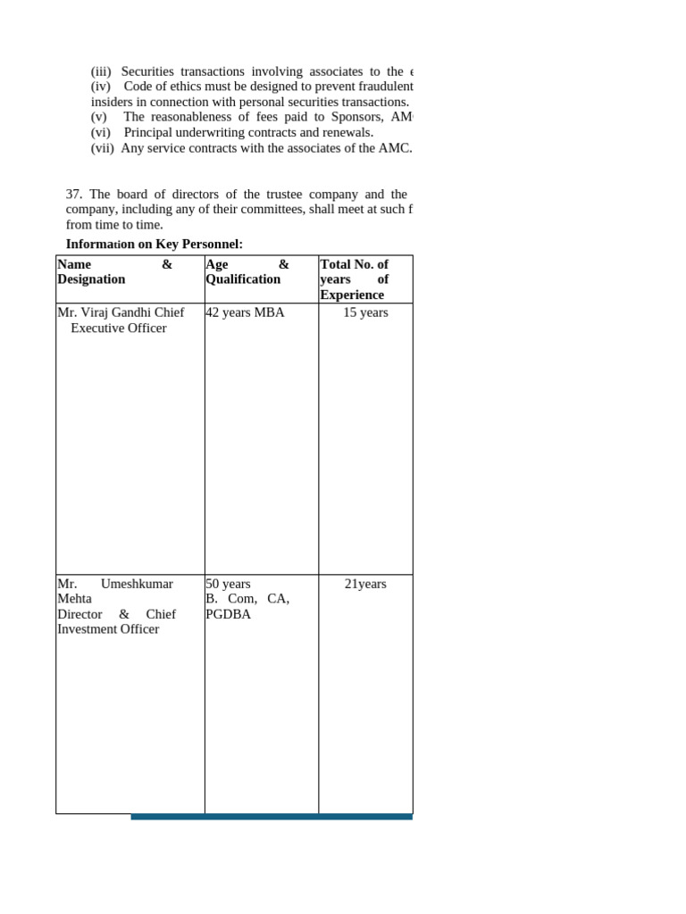 Statement of Additional Information - Samco Mutual Fund | PDF ...