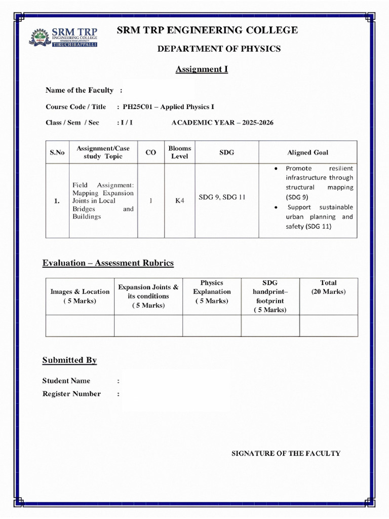 Physics Assignment | PDF