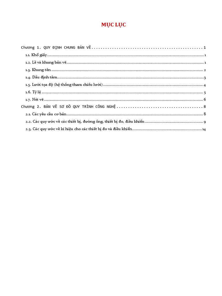 Quy Dinh Chung Ve Trinh Bay Ban Ve | PDF