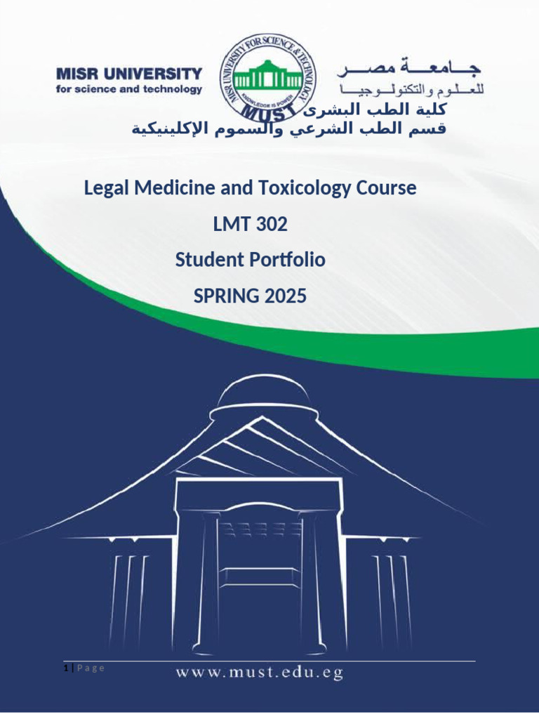 Forensic Medicine Student Portfolio 2025 | PDF | Forensic Science | Dna ...