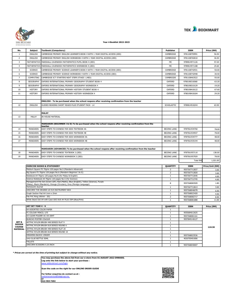 Year 4 | PDF | Textbook
