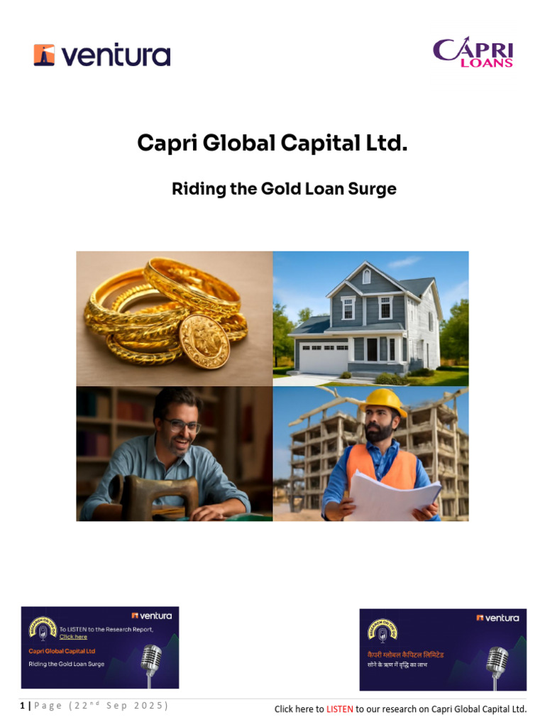 Capri Global Capital LTD - Sept 2025 - 638942100526679393 | PDF | Loans ...