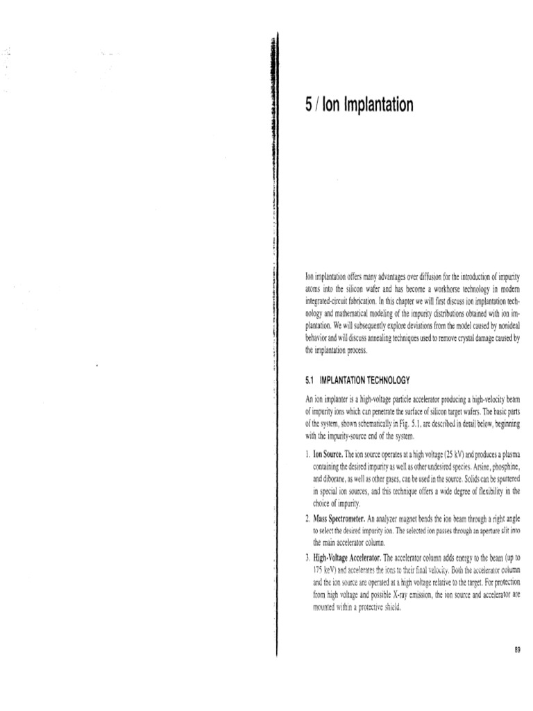 Ion Implantation | PDF