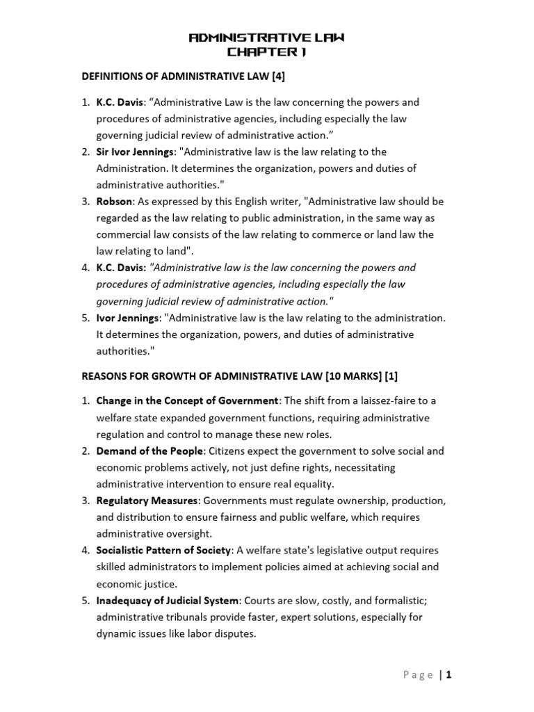 Understanding Administrative Law Basics | PDF | Rule Of Law ...