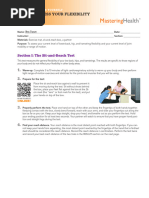Flexibility Tests and Measurement Results | PDF | Anatomical Terms Of ...