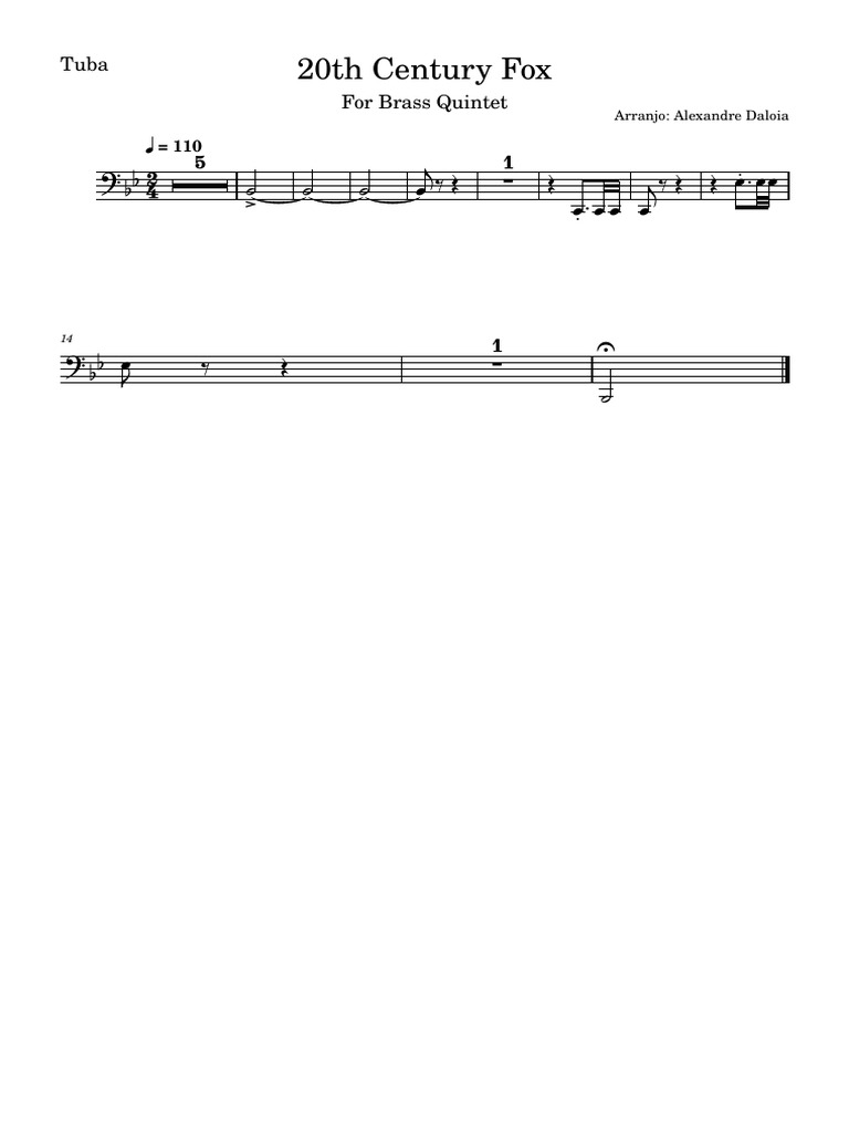 20th Century Fox-Tuba | PDF