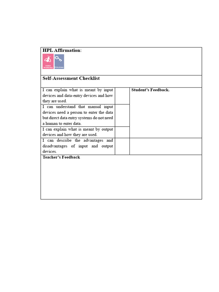Ch 2 Checklist | PDF