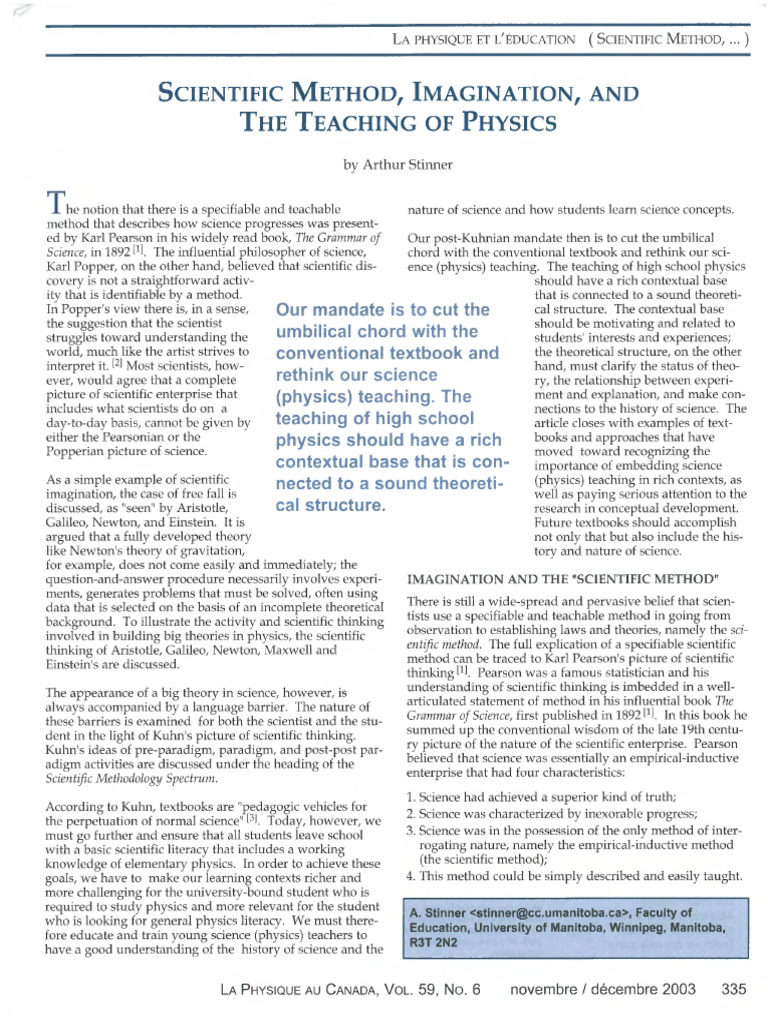 Scientific Method, Imagination, and | PDF | Luminiferous Aether ...