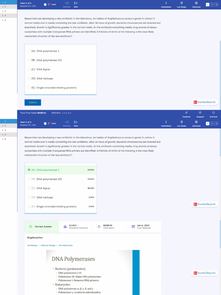 01. DNA Replication-Quiz | PDF