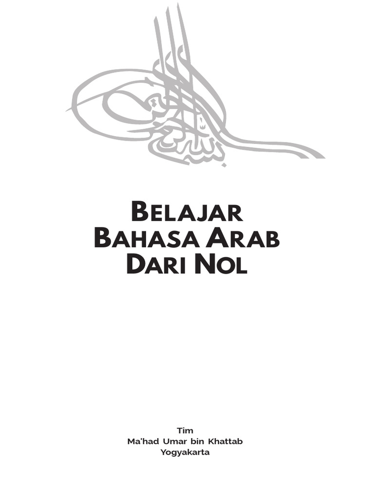 Belajar-Bahasa-Arab-dari-Nol_copy | PDF