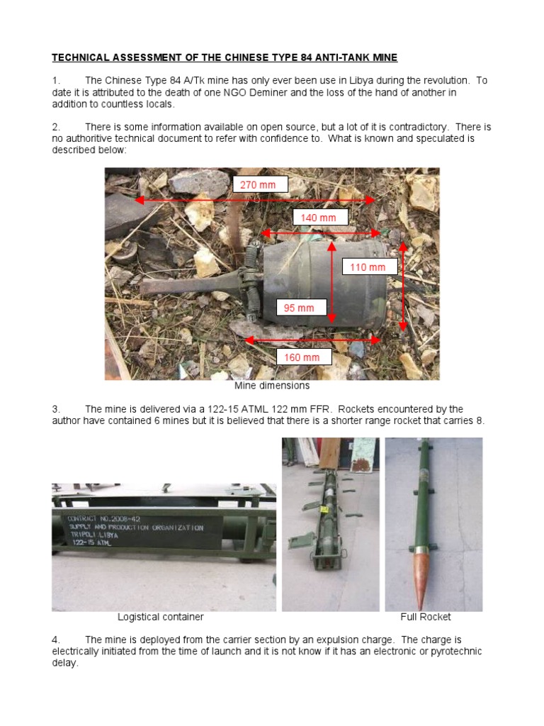 The Chinese Type 84 Mine | Fuze | Naval Mine