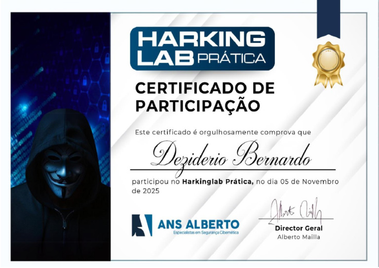 Certificado Hacking Lab | PDF