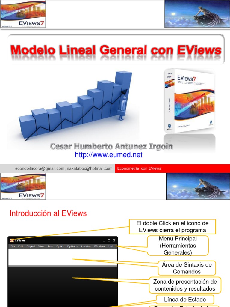 Guia Eviews | PDF | Econometría | Multicolinealidad