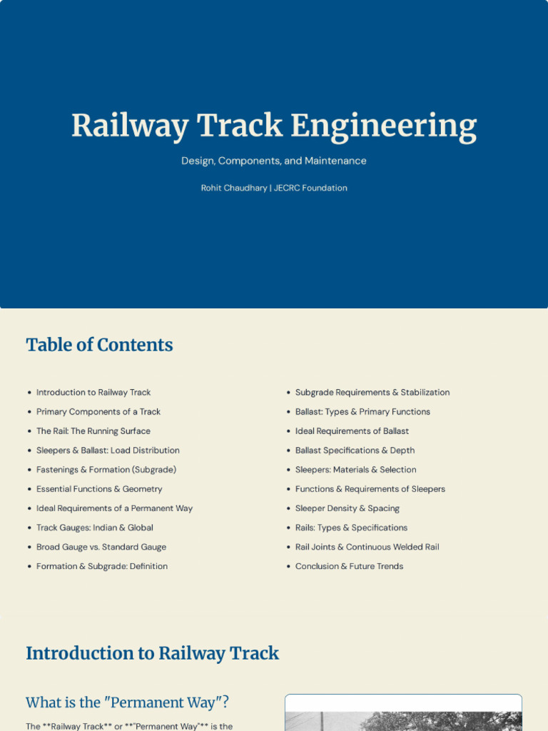 Railway Track Engineering | PDF