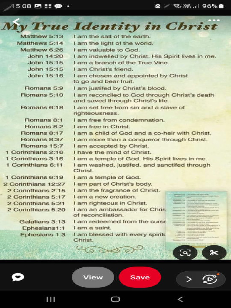 My Identity in Christ | PDF