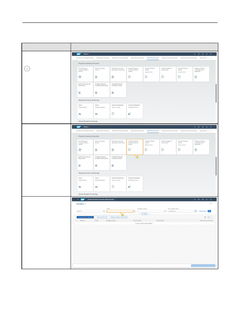 Creating Physical Inventory Documents | PDF | Chess Openings | Chess
