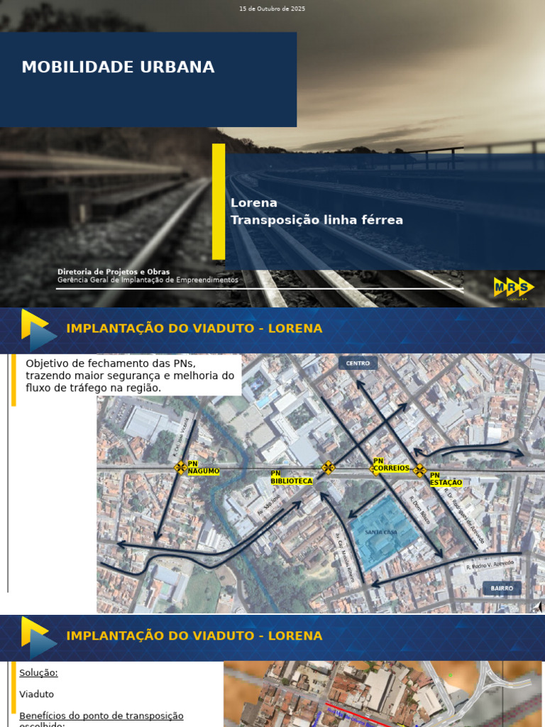 Implantação do Viaduto em Lorena | PDF | Transporte | Infraestrutura de ...