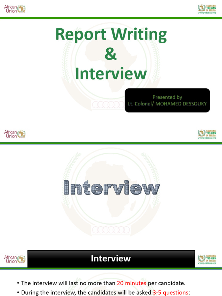 AUSSOM Interview and Report Writing Guide | PDF | Morgue | Mediation
