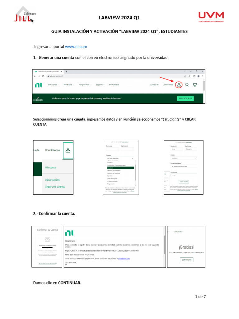 Guía de Instalación LabVIEW 2024 Q1 | PDF | Informática | Software