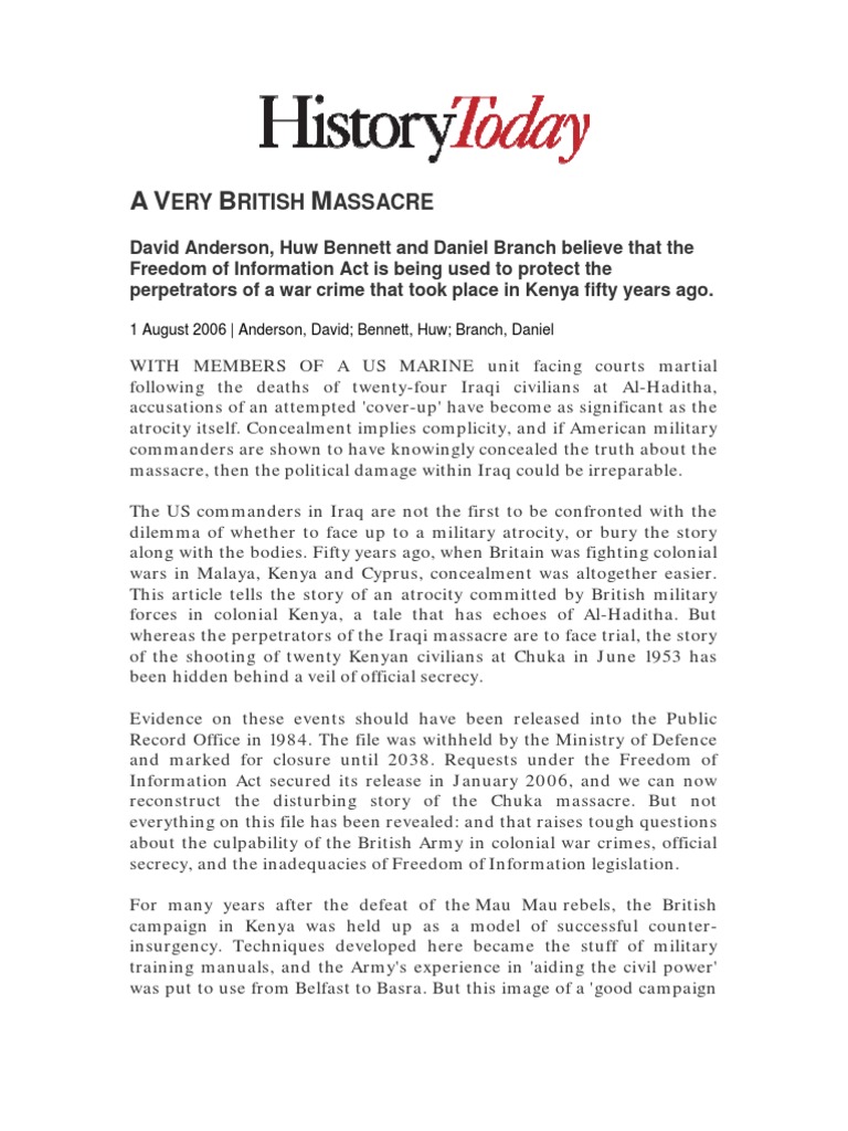 David Anderson Huw Bennett Daniel Branch (2006) - A Very British ...