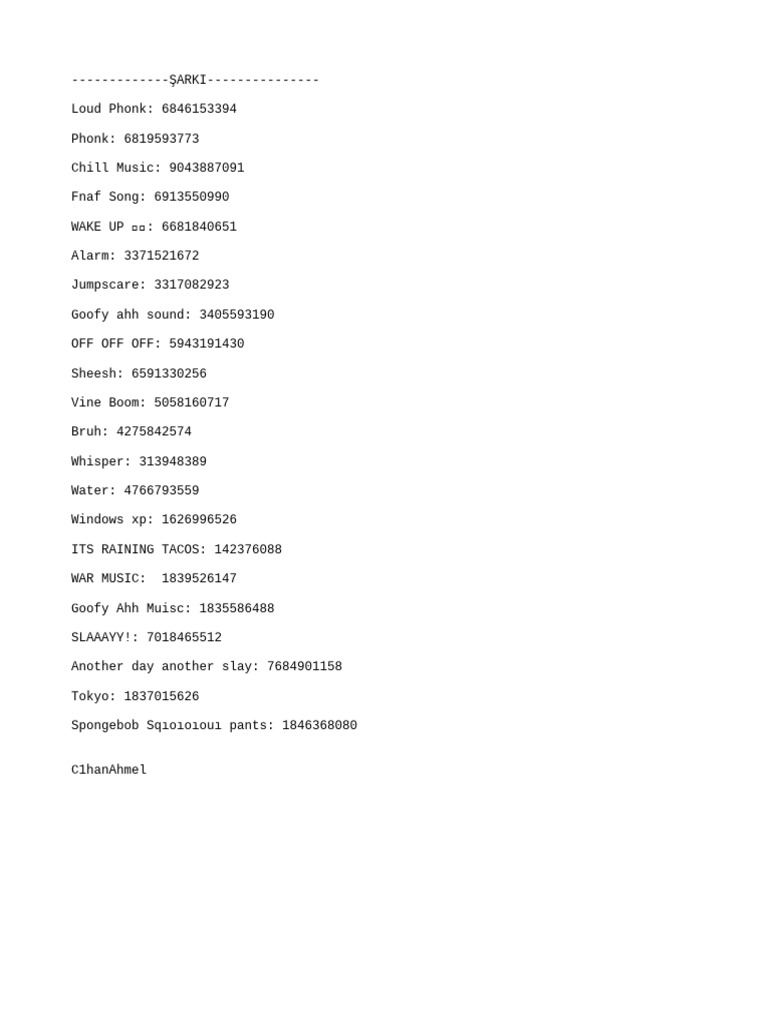 W- Roblox Music | PDF