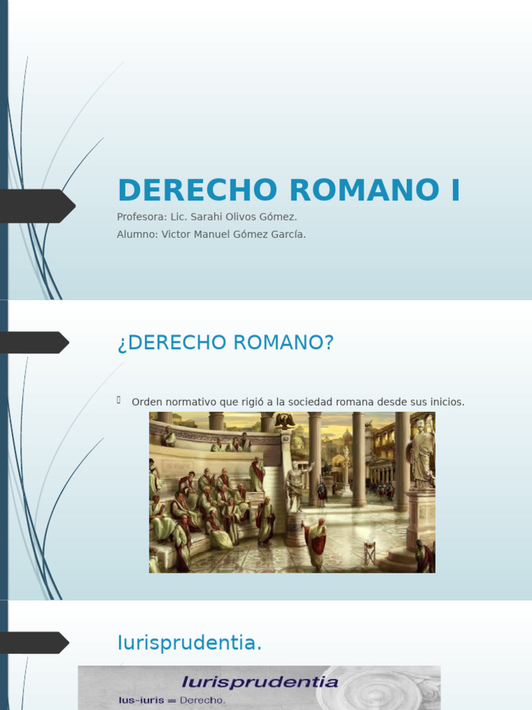 Derecho Romano I | PDF