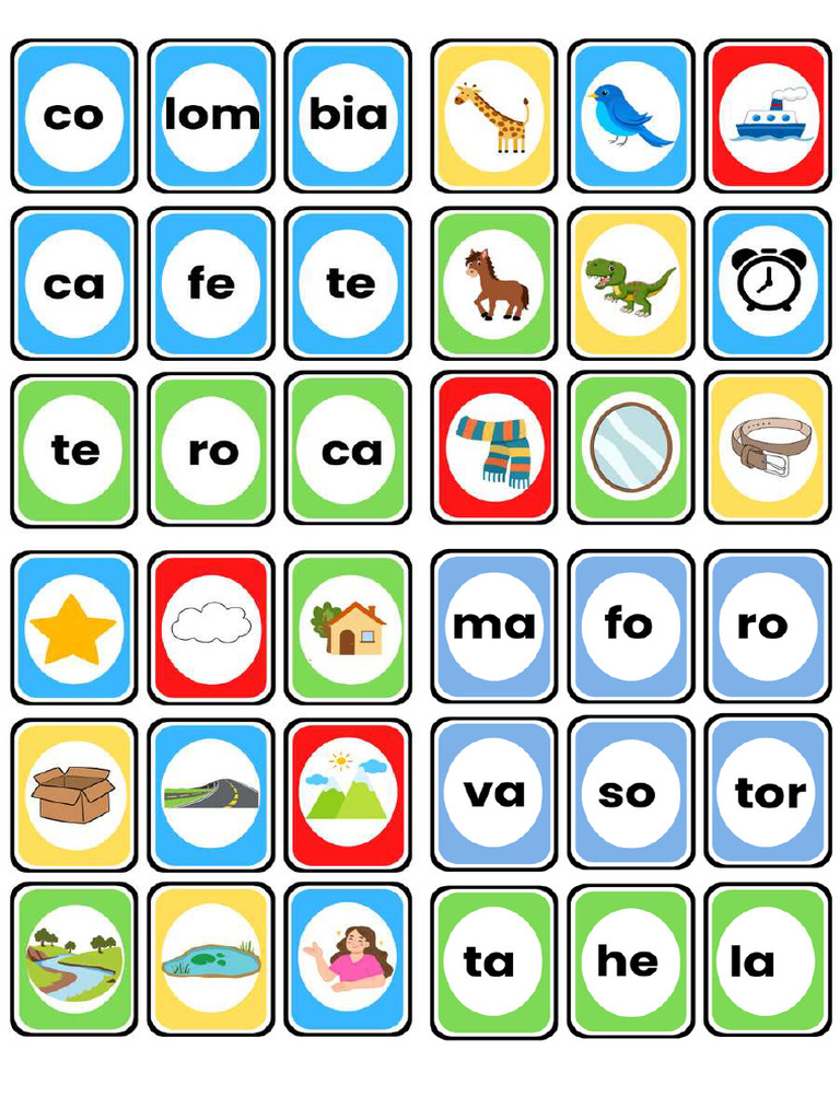 Uno Silabo PDF Tabloide | PDF