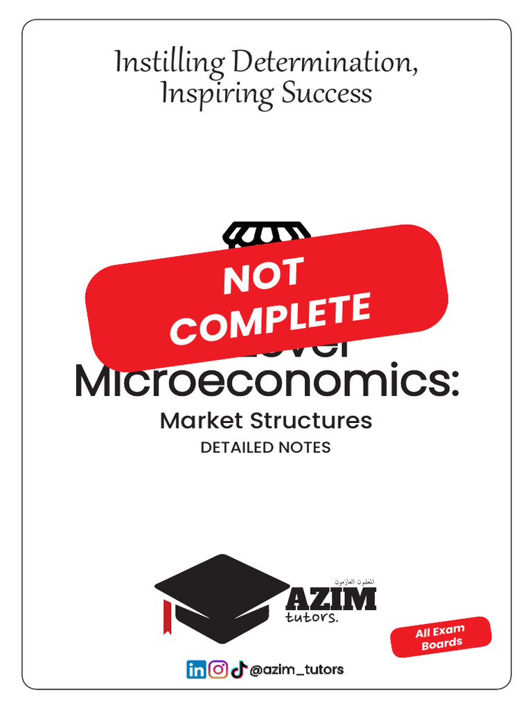 Market | PDF | Monopoly | Profit (Economics)