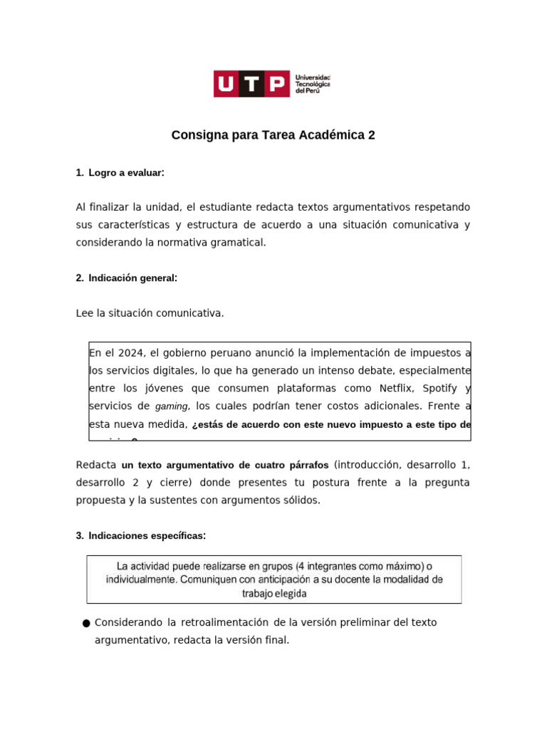 18 - Consigna - Ta2 - Ciclo - S. Digitales | PDF | Puntuación | Coma