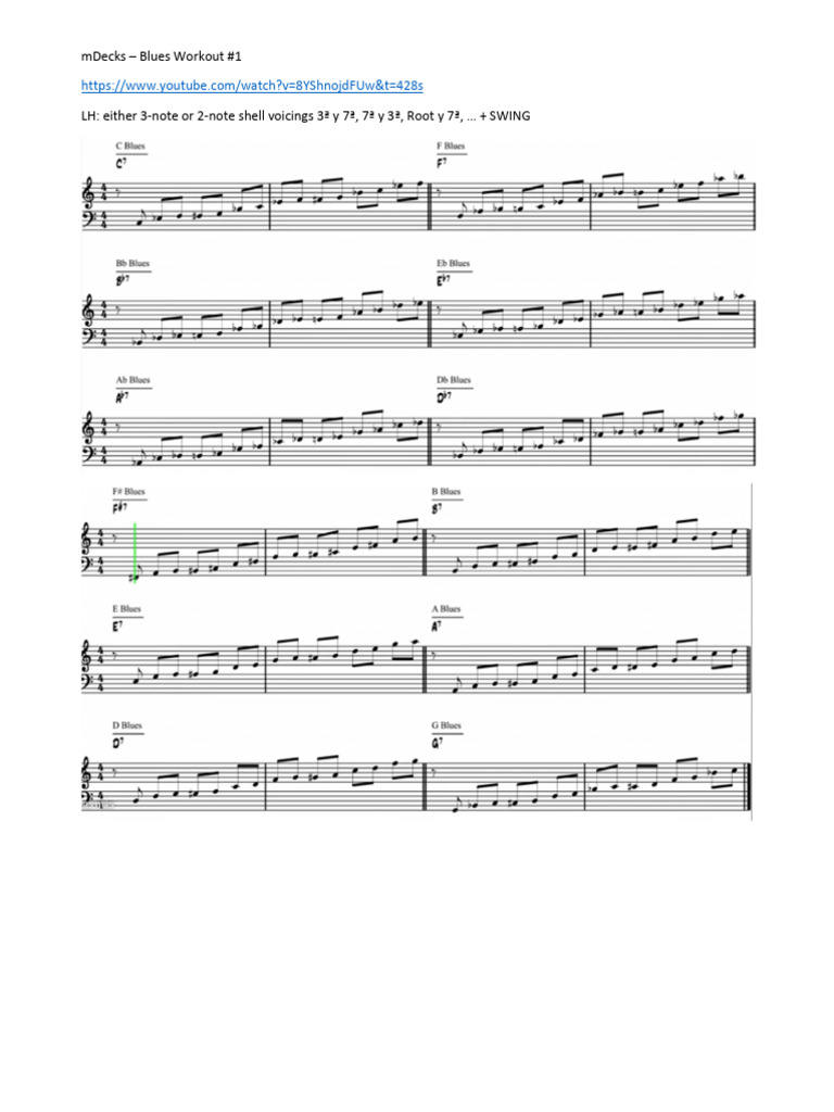 Blues Workout #1 | PDF