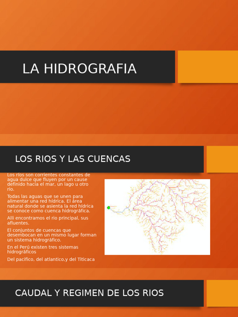 La Hidrografia | PDF | Cuenca de drenaje | Río
