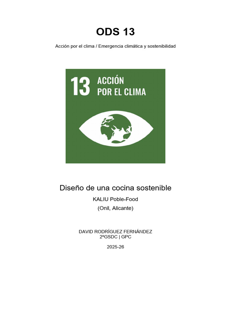 Ods 13 A | PDF | Sustentabilidad | Agua