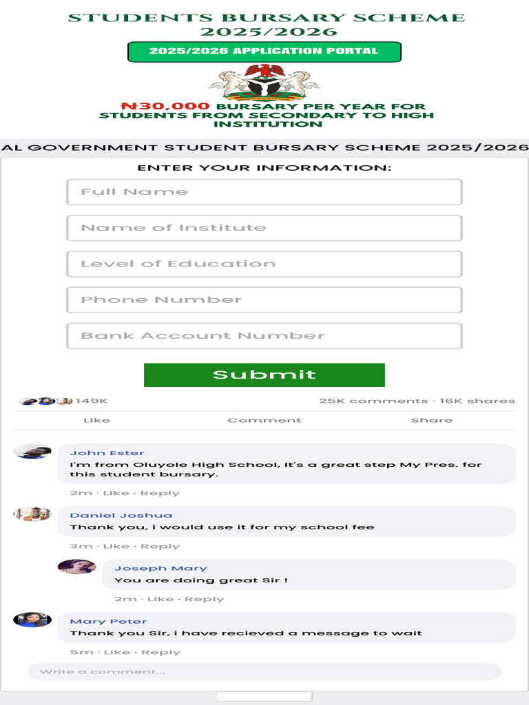 Students Bursary Fund | PDF