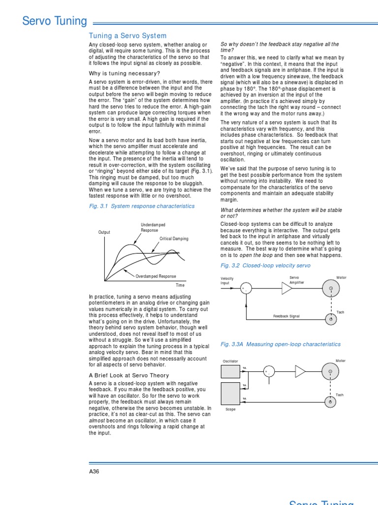 Servo Tuning | PDF