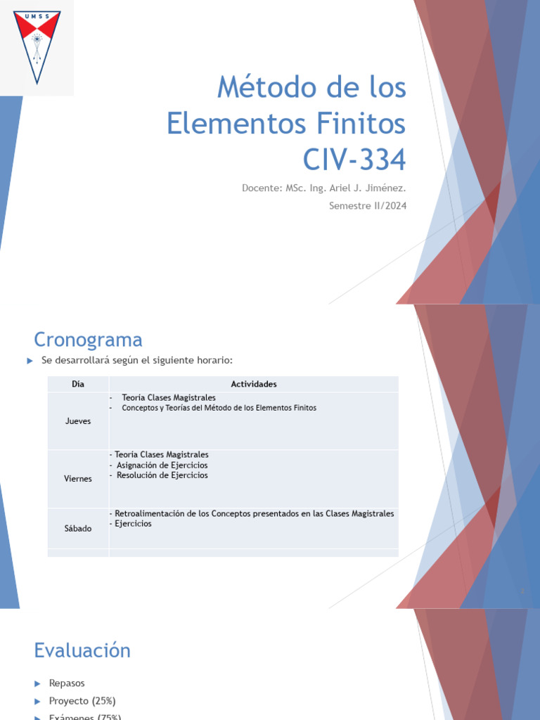 Introducción al Método de Elementos Finitos | PDF | Método de elementos ...