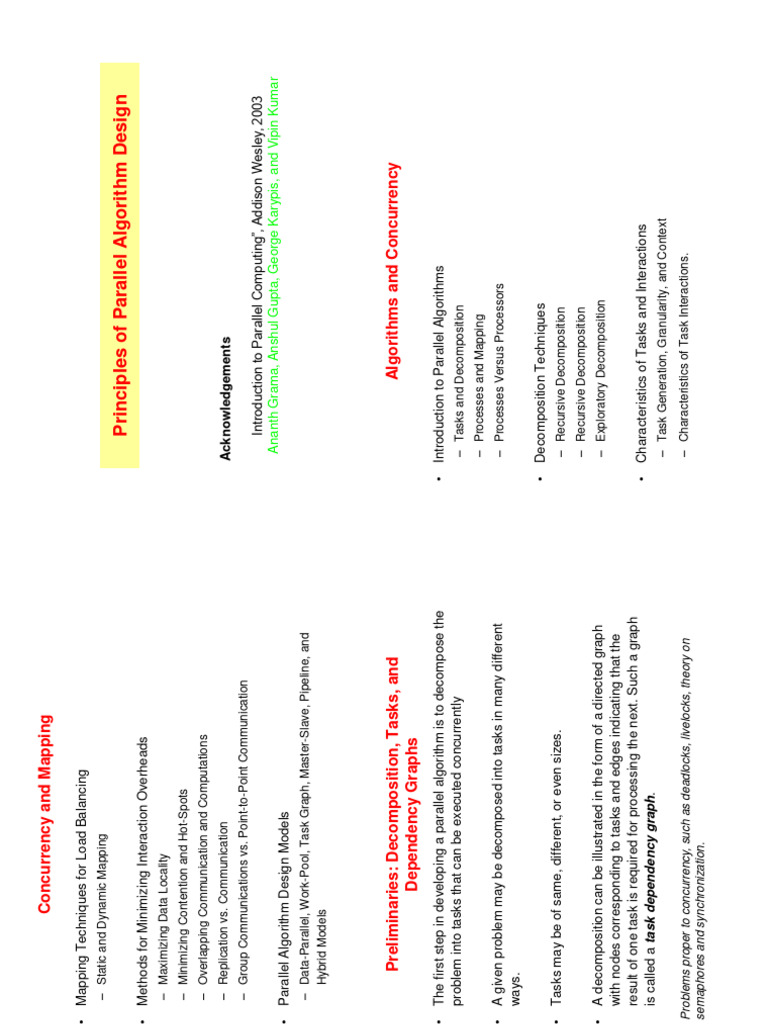 Lecture1 PrinciplesofParall FS | PDF | Parallel Computing | Load ...