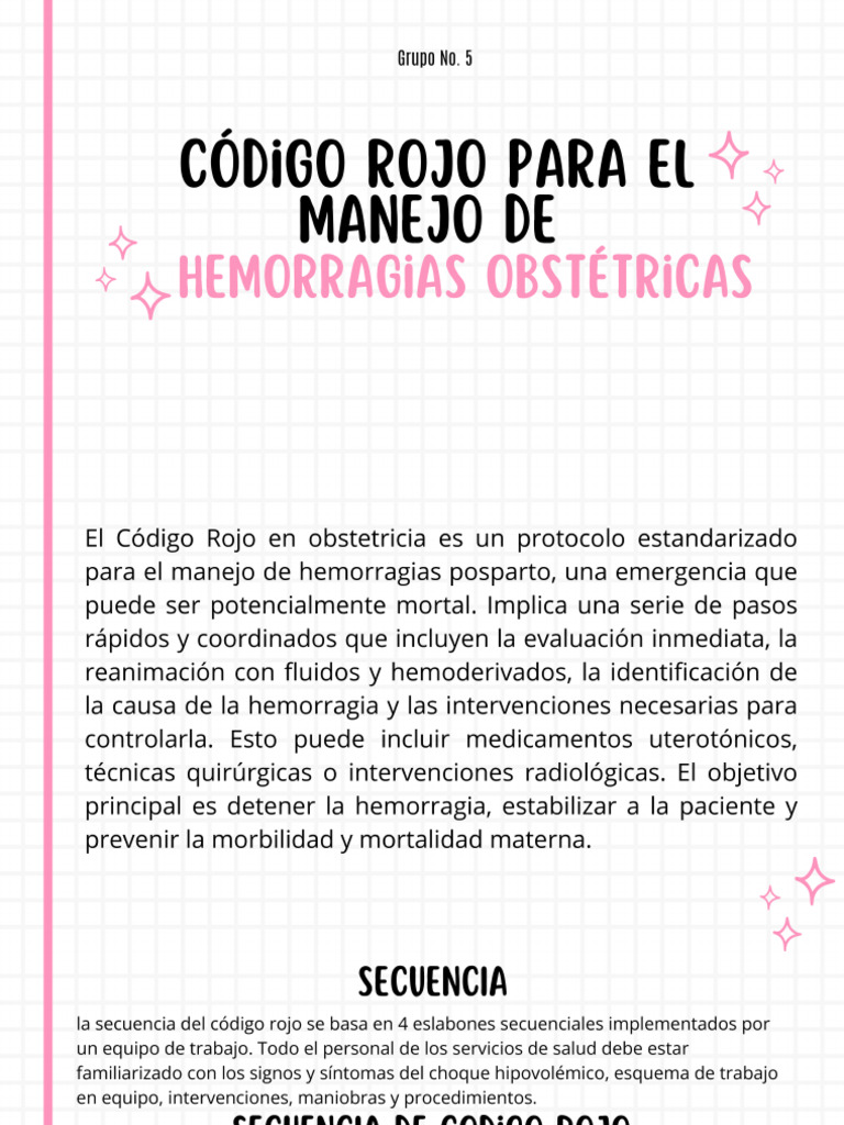 Codigo Rojo para Hemorragias | PDF