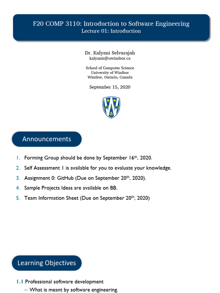 Lectures 01 Introduction | PDF | Software | System