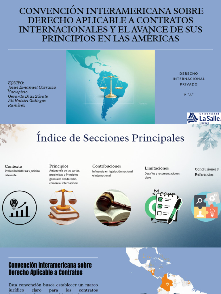 Convención Interamericana sobre Contratos | PDF | México | Estado ...